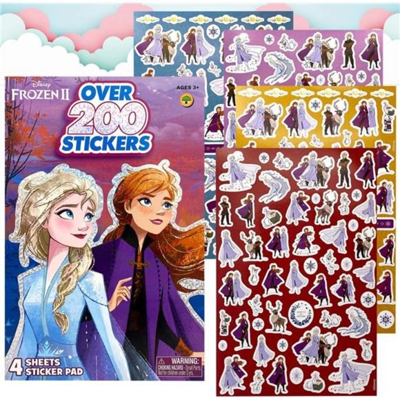 Disney | Other | Disney Frozen 2 Elsa And Anna Sticker Book For Kids ...